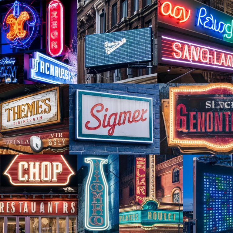 Understanding Different Signage Types for Your Business in 2024